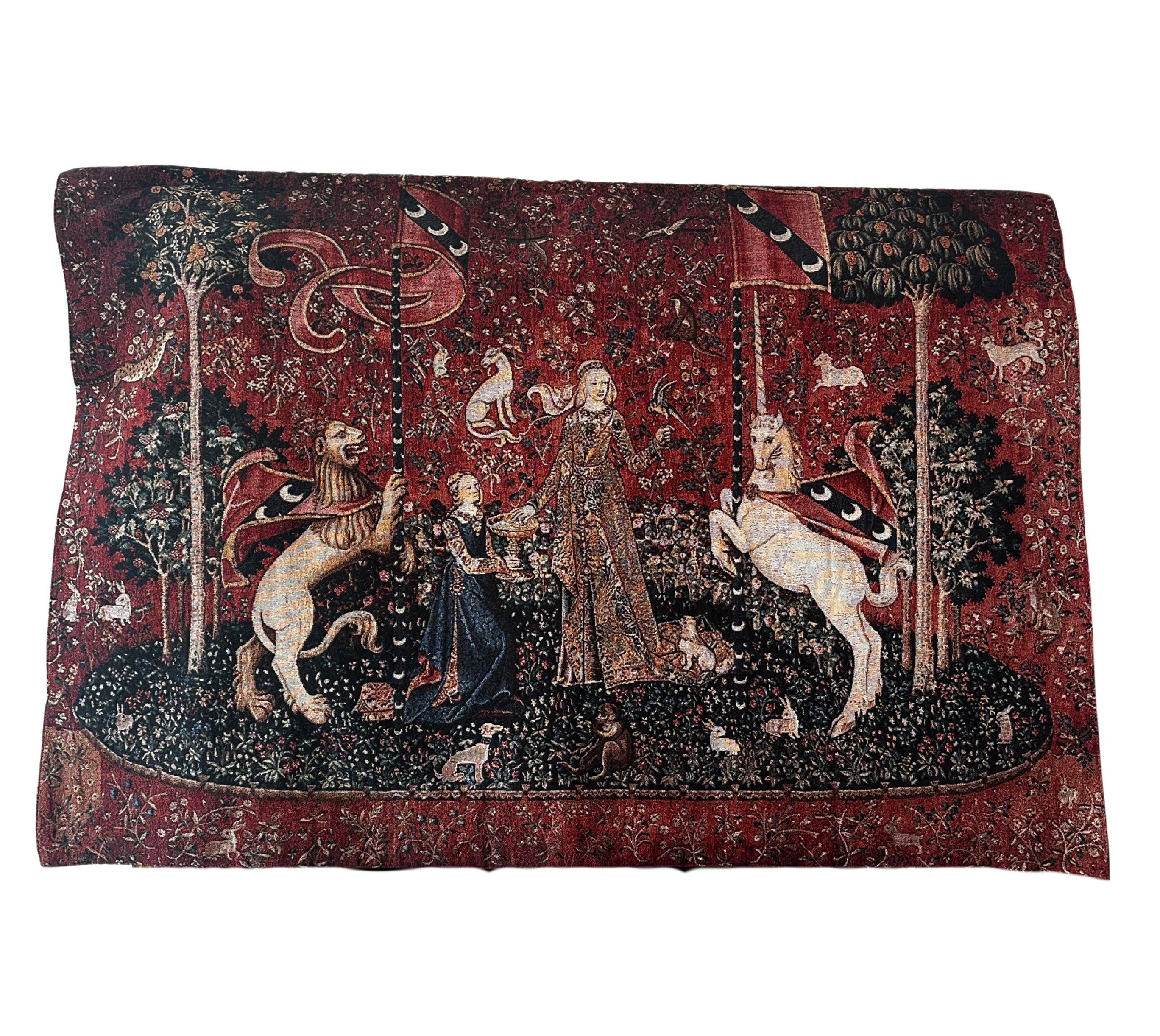 Vintage Lady and the Unicorn Tapestry – For the Louvre of Antiques LLC